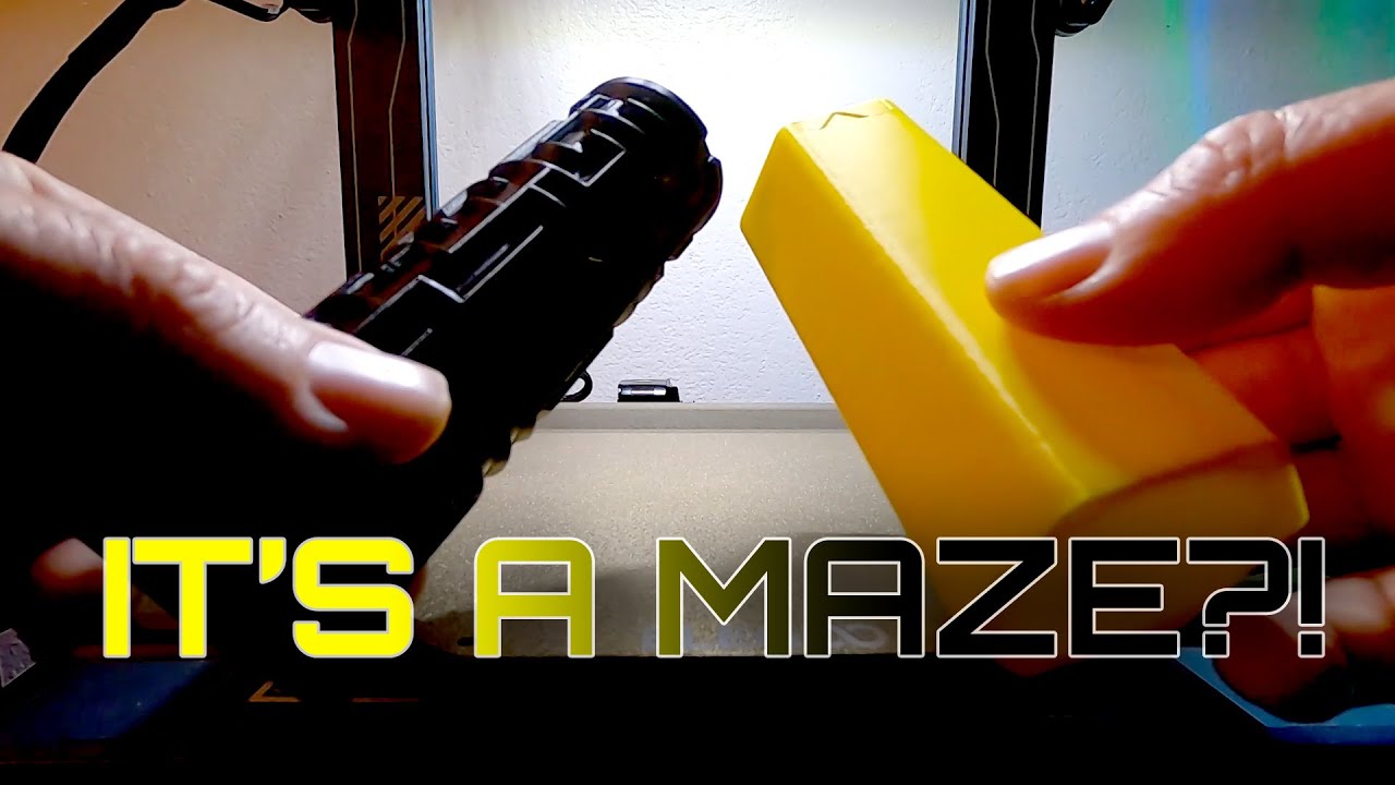 Maze Container (So Fun!) - 3D Print Timelapse - YouTube