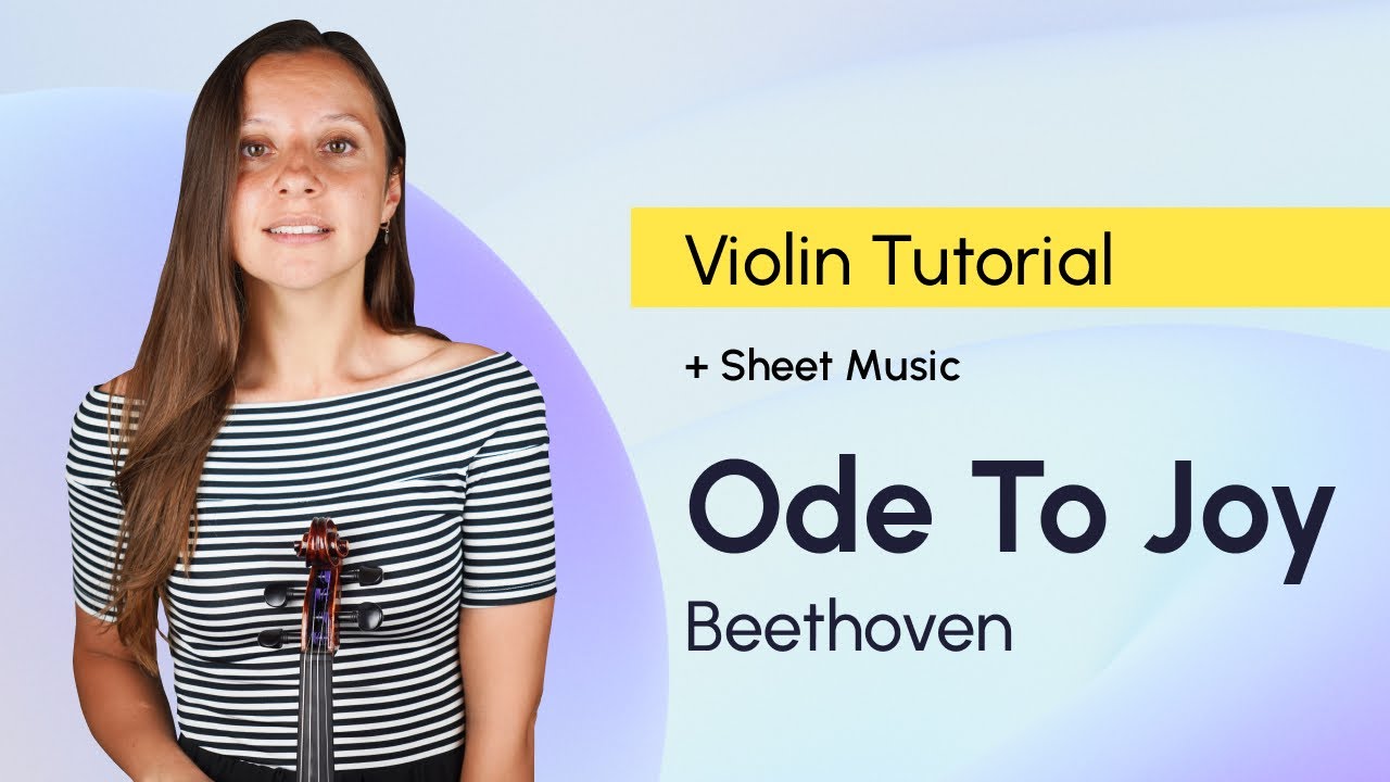 Easy and Fun Ode To Joy Violin Tutorial for Beginners - YouTube