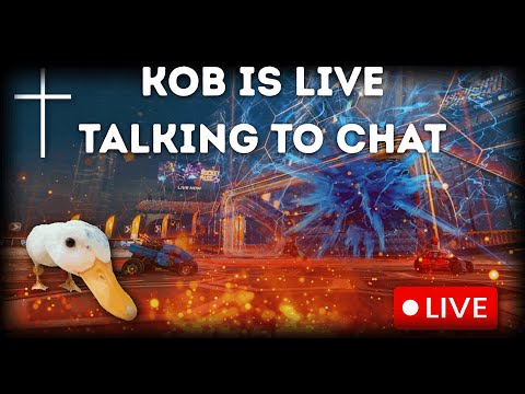 KOB IS FREESTYLING IN ROCKET LEAGUE | TALKING TO CHAT