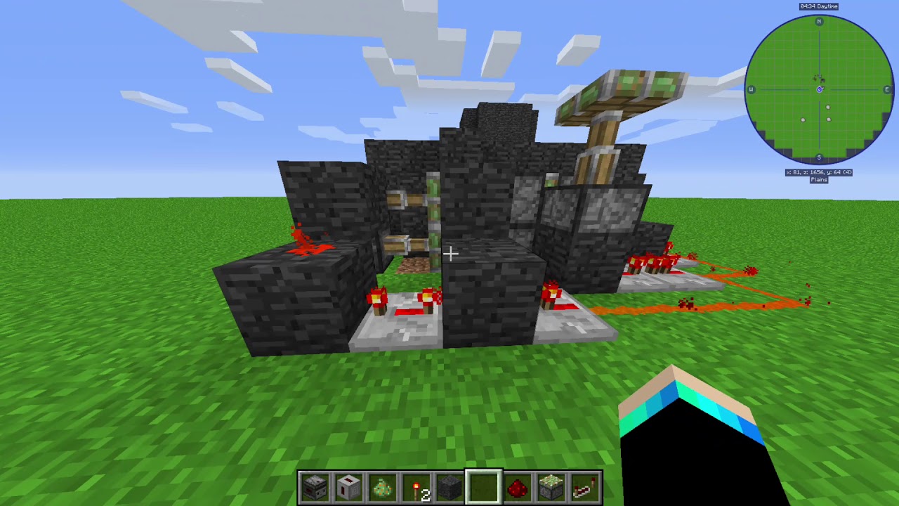 (Modded Minecraft) Invisible Basement entrance using Redstone Paste ...