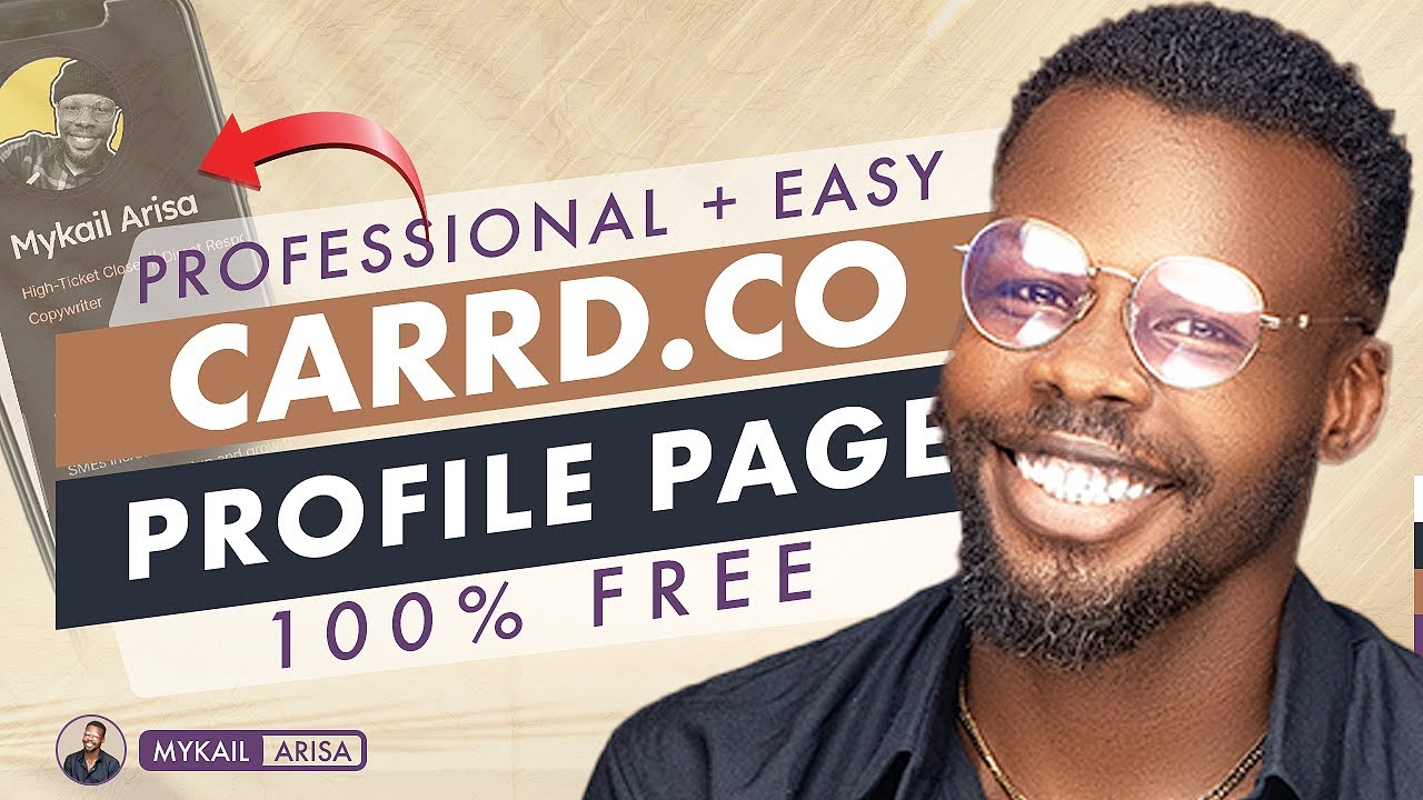 Build an Advanced Profile Page in minutes using CARRD.CO (Smartphone ...
