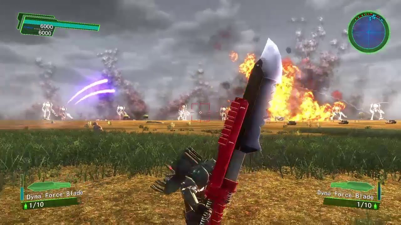 EDF Earth Defense Force 4.1 Mission 29 Brute Force Knife Style Inferno ...
