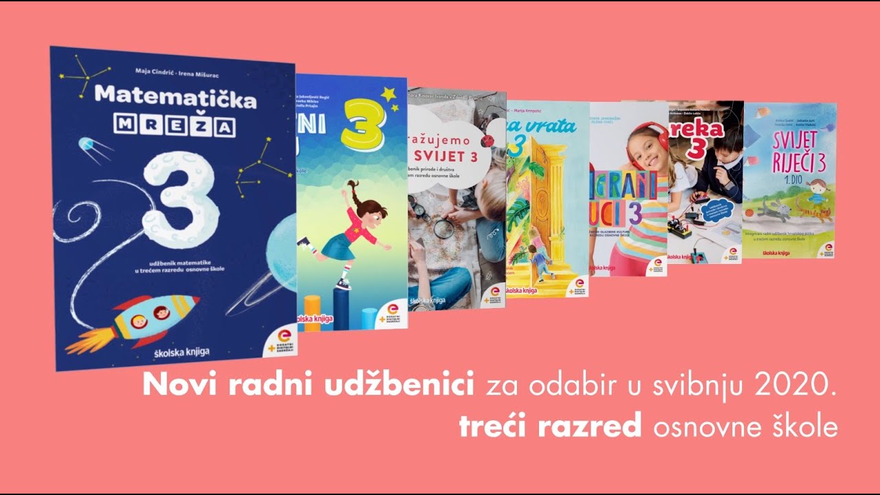 Novi udžbenici za odabir - 3. razred razredne nastave - YouTube