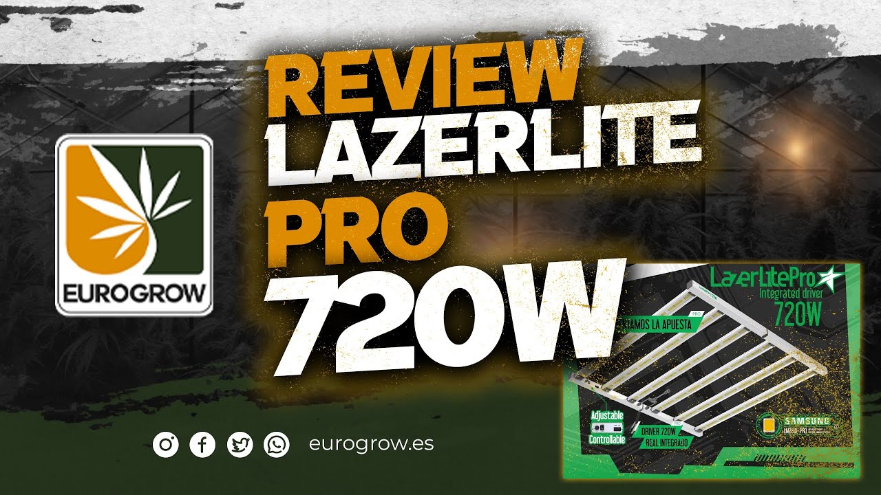 Review Equipo LED - LazerLite Pro 720W LED - EUROGROW - YouTube