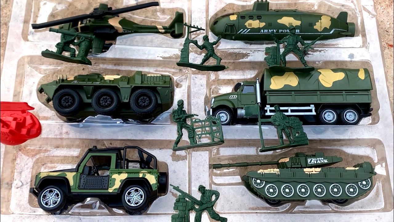 Box Red Box Green Full Toys Cars Model ,Army Power,Power Tank,Armored ...