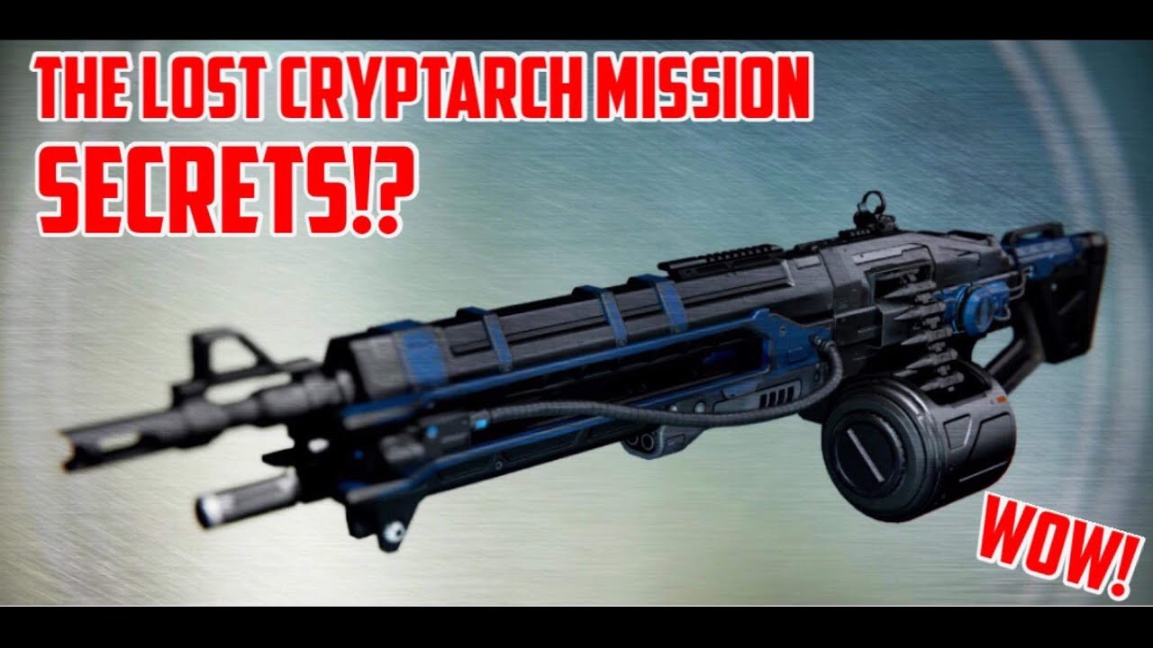 LOST CRYPTARCH QUEST!! SECRET??!! || DESTINY 2 GAMEPLAY - YouTube