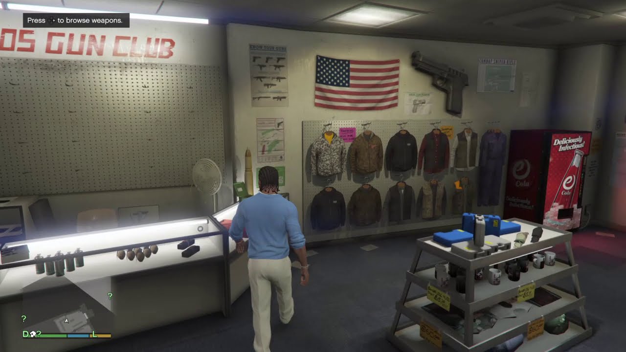 GTA V - Franklin's Conversation With The Gun Owner - YouTube