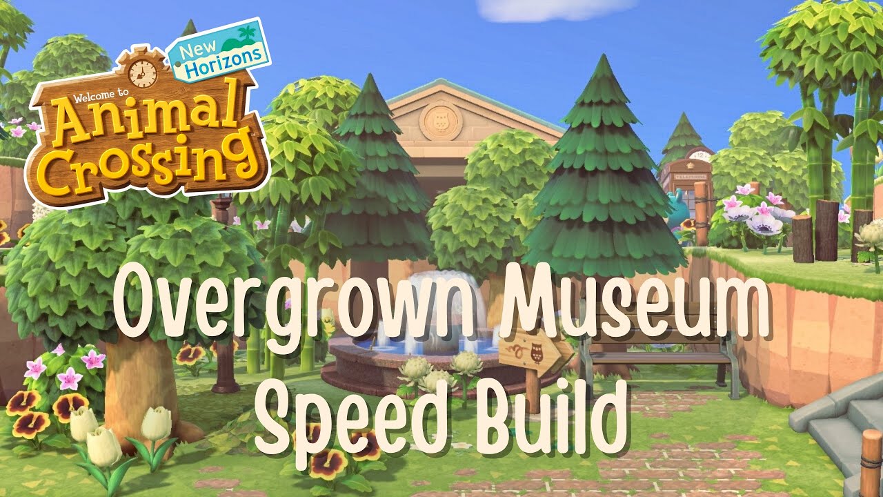Overgrown Museum Speed Build (Tucking Blathers Away in the Forest ...