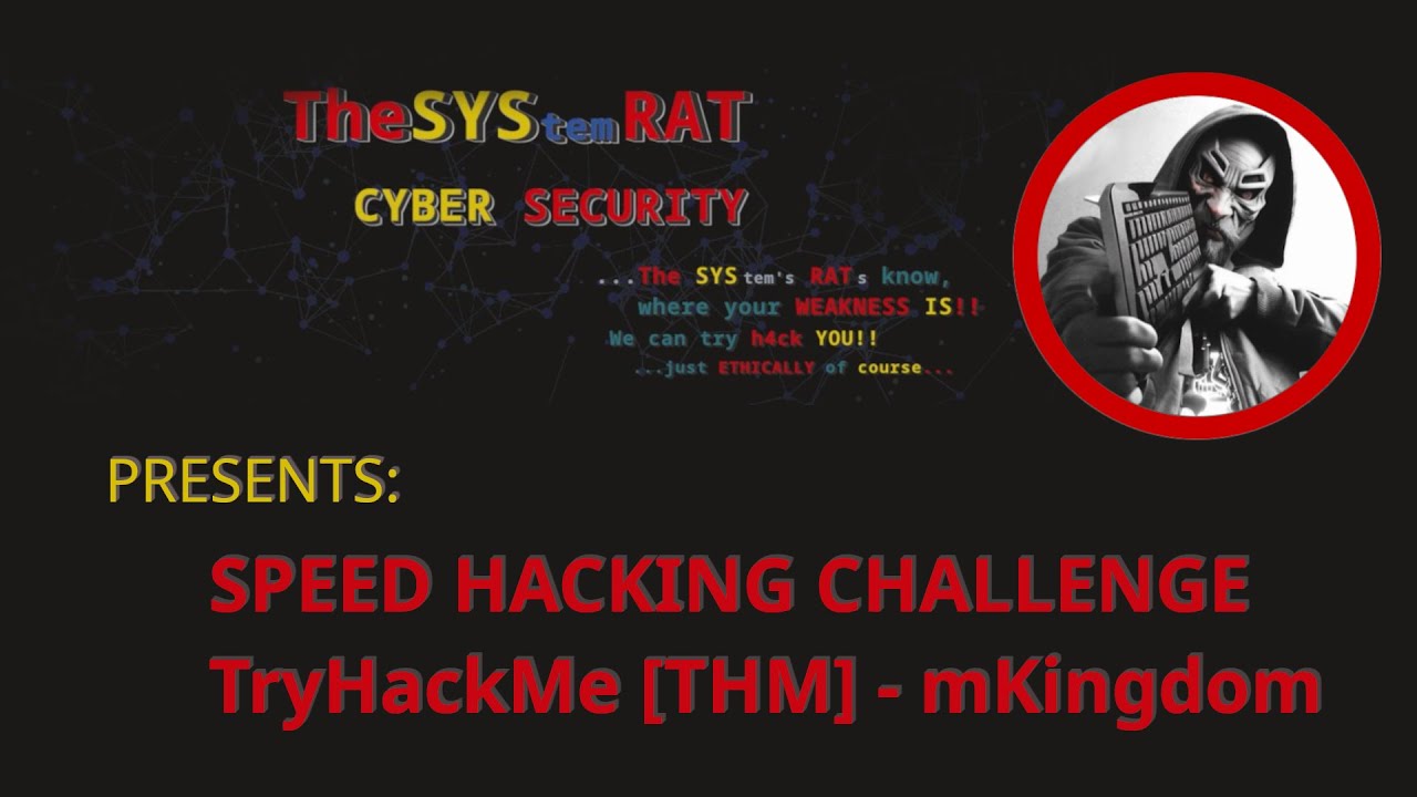 TryHackMe [THM ] - mKingdom - Easy - RED Team challenge - YouTube