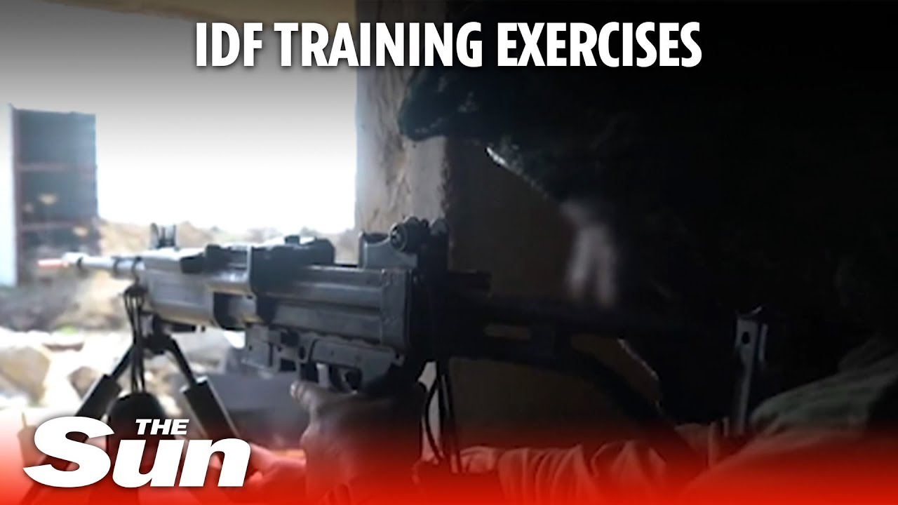 Israeli forces conduct rigorous training exercises near Gaza border ...