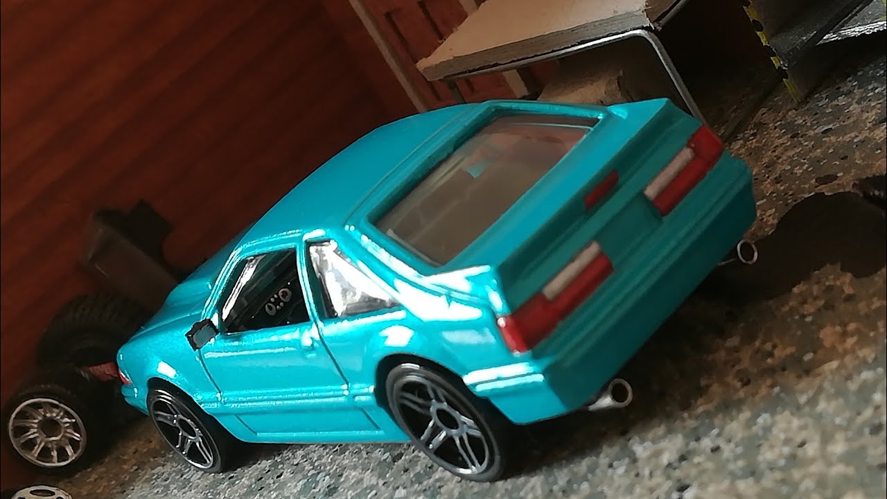 Hot Wheels custom - '92 Fox Body Mustang - YouTube