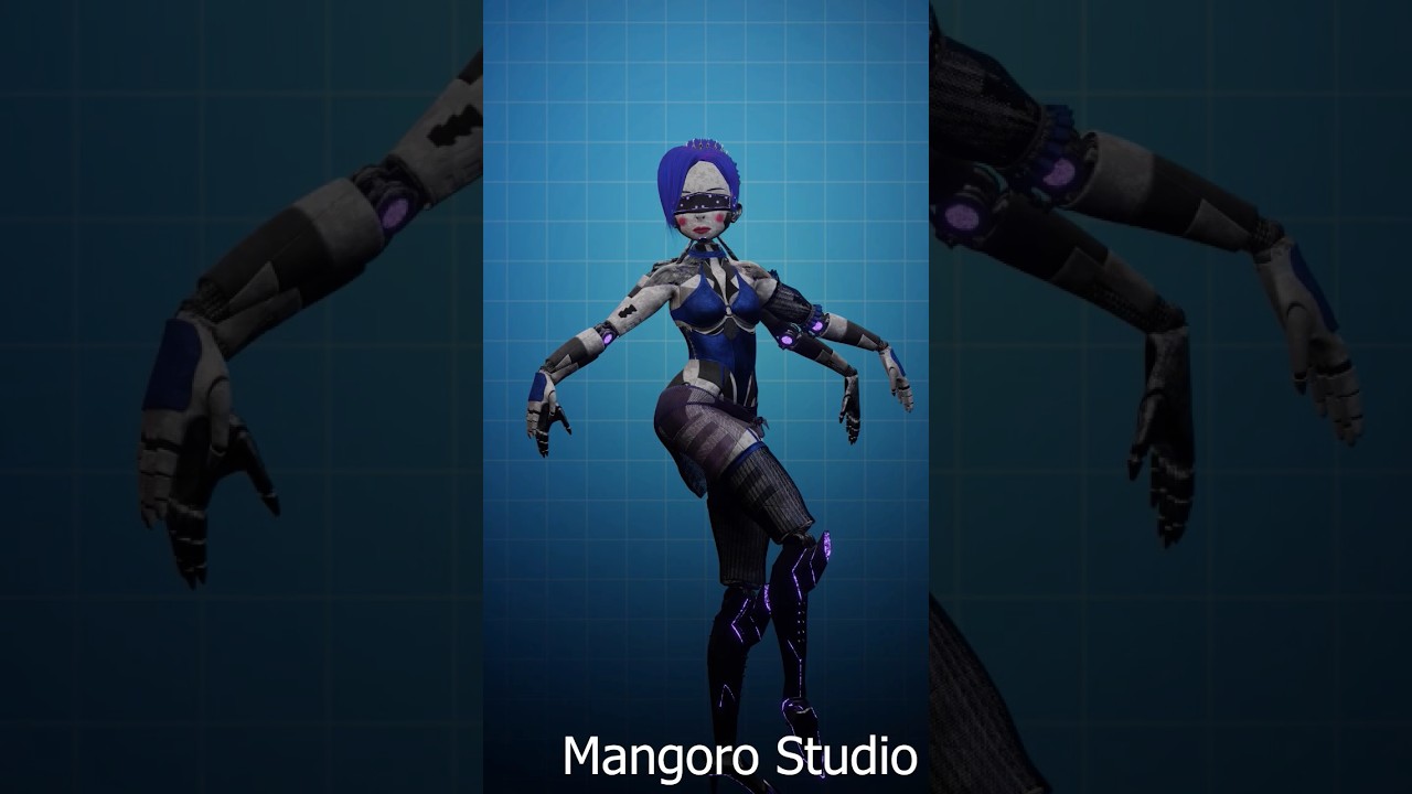 Cyberpunk Ballora(Redesign) in FNAF AR #fnaf #ballora # ...