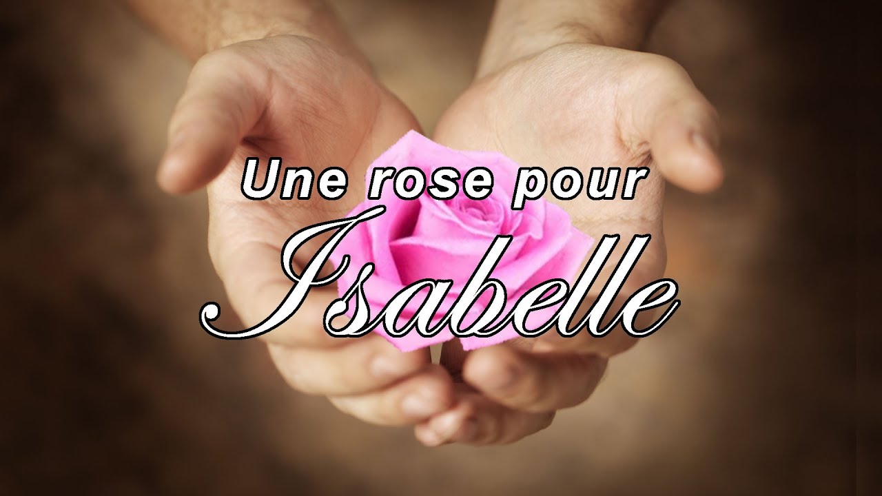 KARAOKÉ Une rose pour Isabelle par Claude Tremblay - YouTube