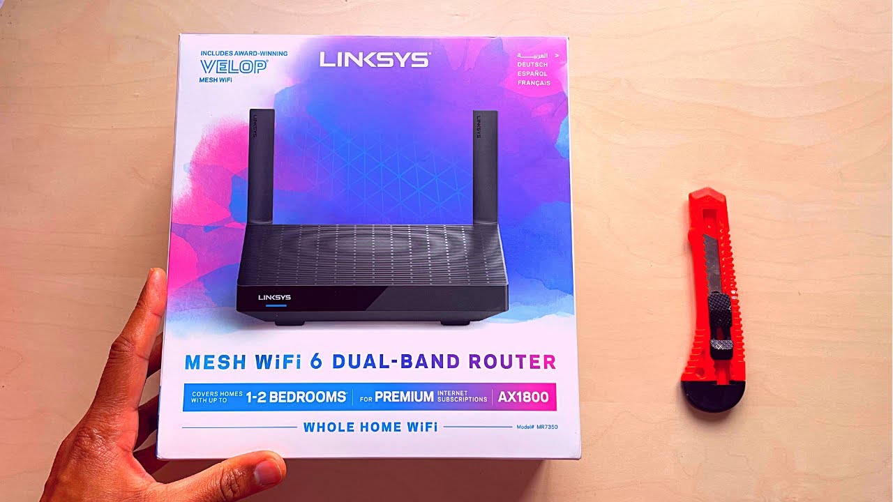 LINKSYS Mesh wifi 6 router AX1800 - YouTube