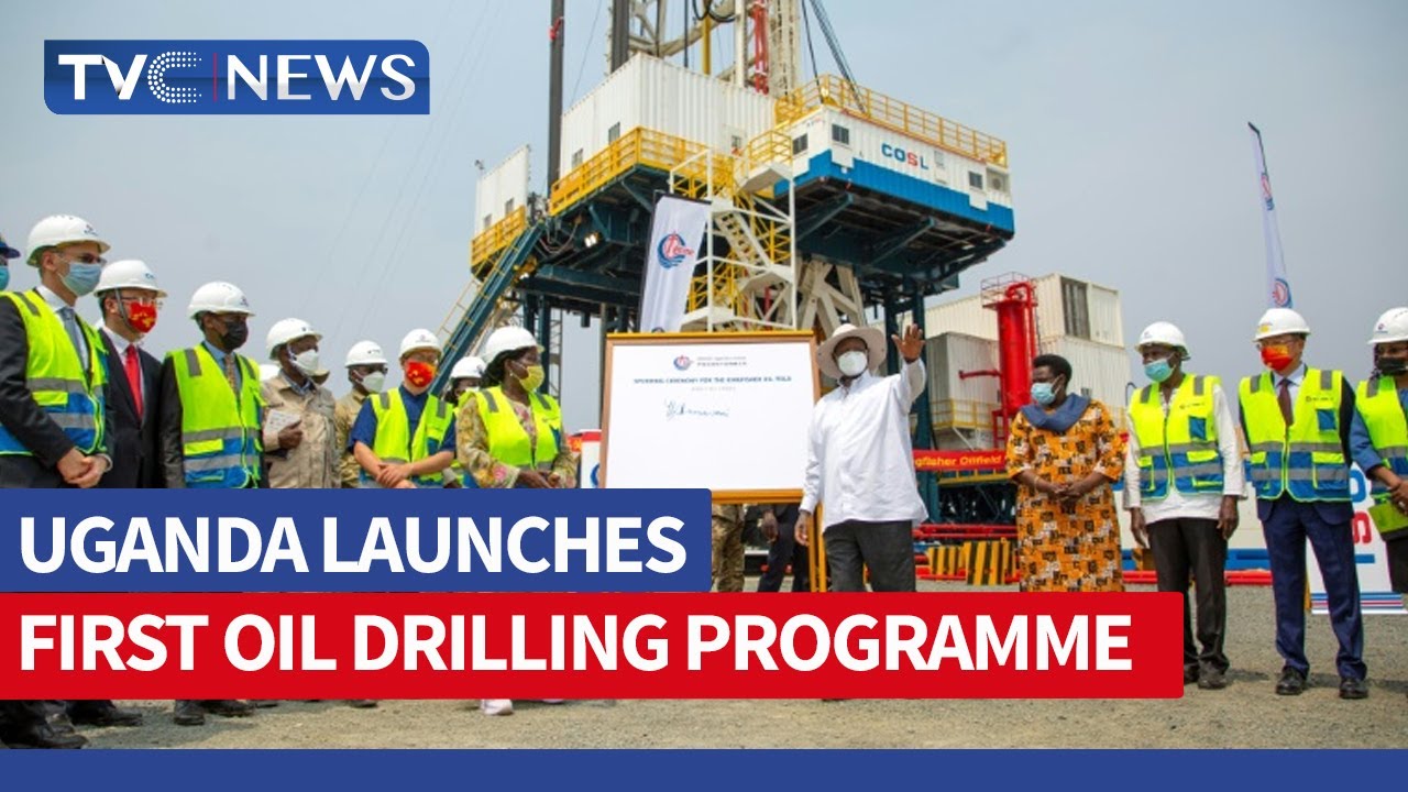 Uganda Launches First Oil Drilling Programme - YouTube
