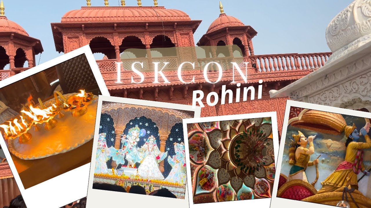Iskcon Temple Rohini | #krishna #iskcon #iskconrohini #radheradhe # ...