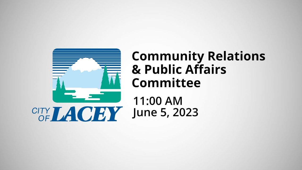 Community Relations and Public Affairs Committee - June 5, 2023 - YouTube