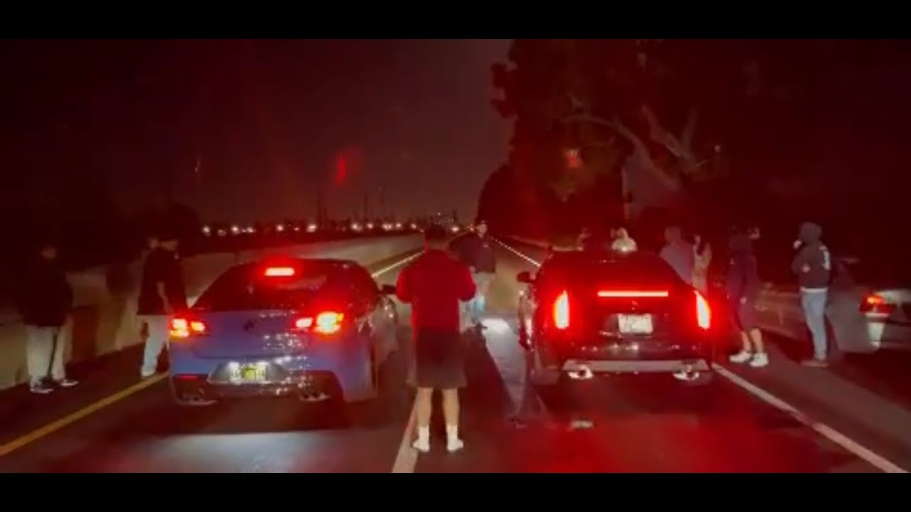 Street Dig Racing CTSV VS CHEVY SS - YouTube