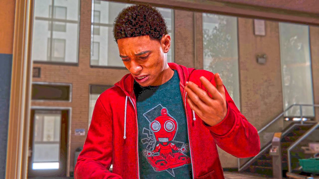 Miles Morales Gets His Powers | Spider Bite Scene - YouTube