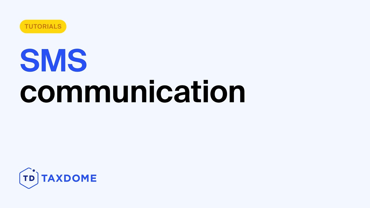 How to use SMS communication - YouTube