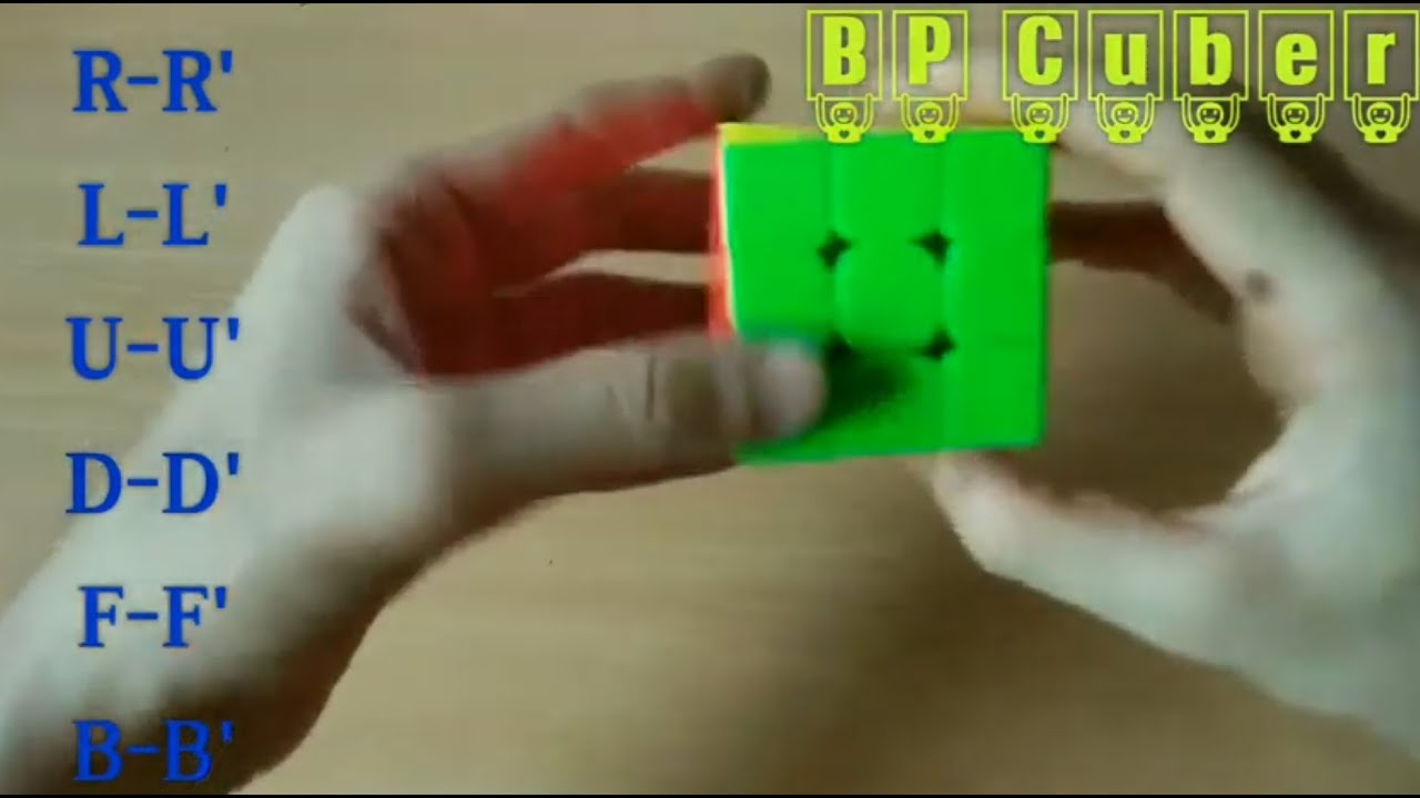 Rubik's cube Notations for Beginners - YouTube