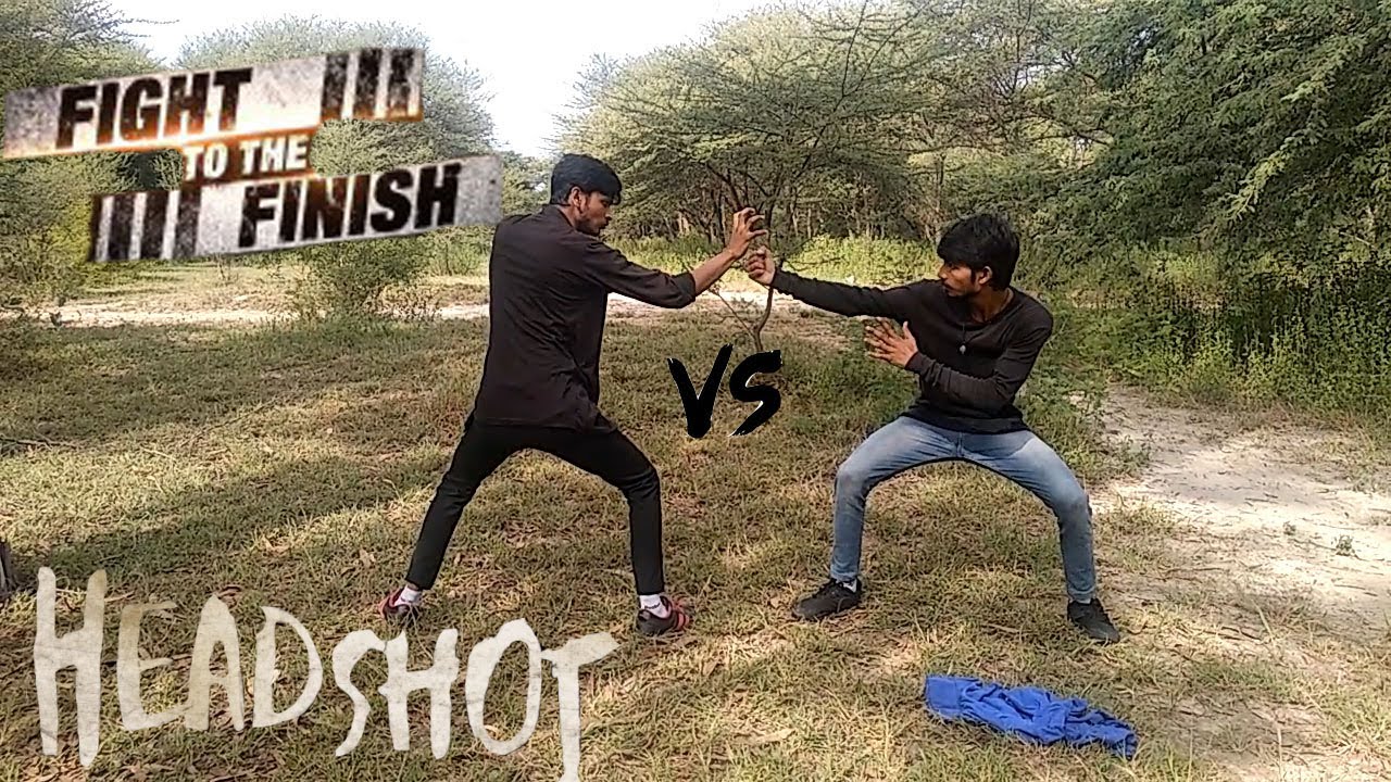Fight to the finish | Headshot Movie | Fight scene Re-Create - YouTube