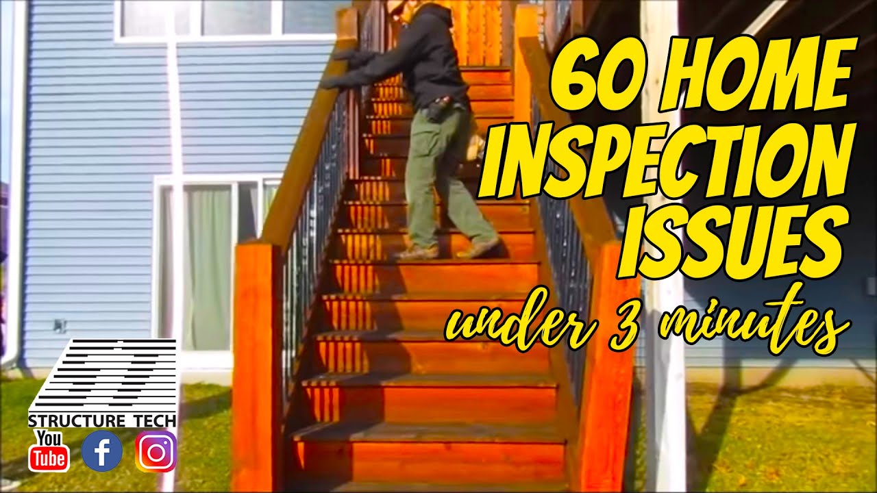 60 Home Inspection Issues in 3 minutes - YouTube