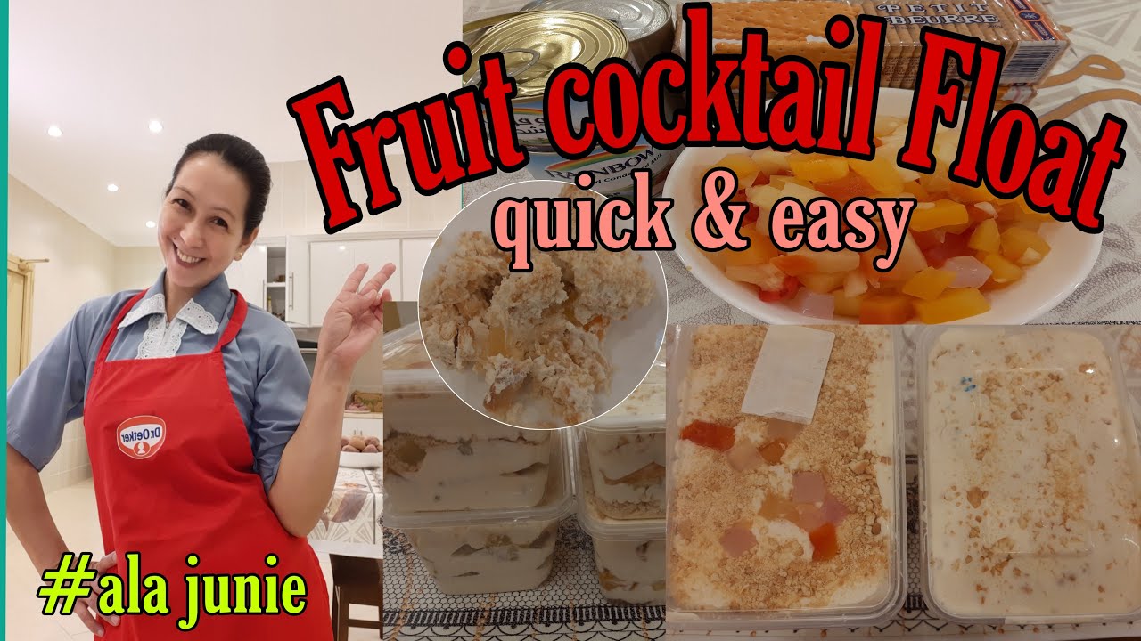 Fruit Cocktail Float#ala junie💥💥 - YouTube