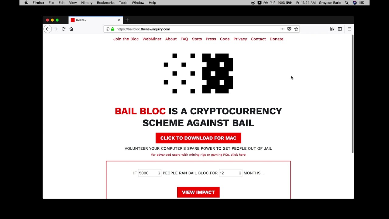 Bail Bloc by Grayson Earle & The Dark Inquiry - YouTube
