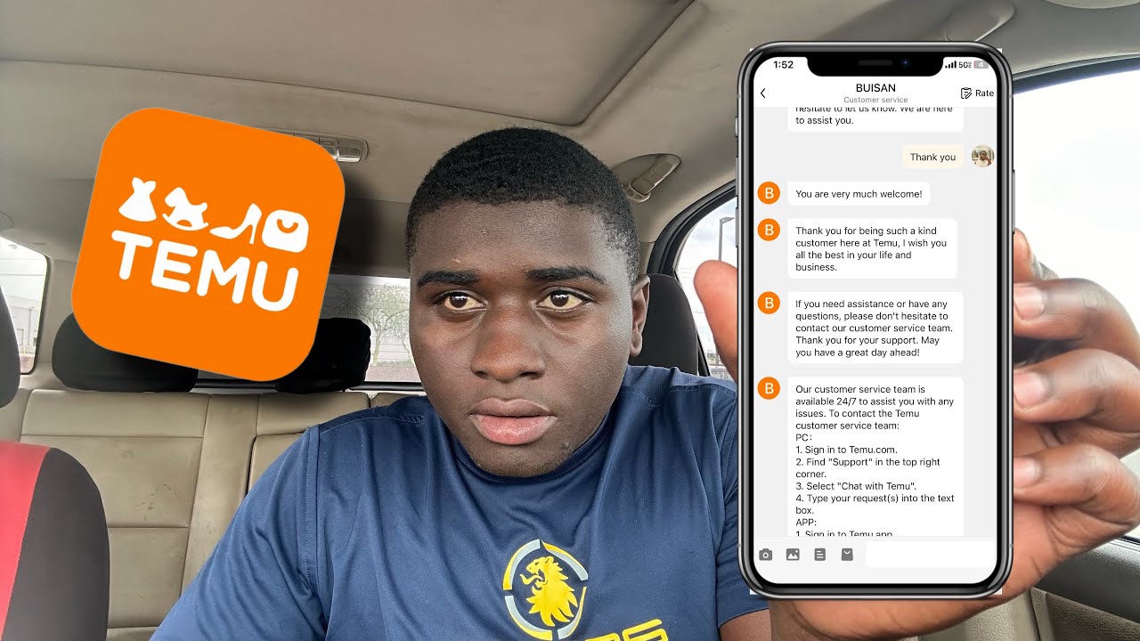 How to contact Temu Customer Service - YouTube