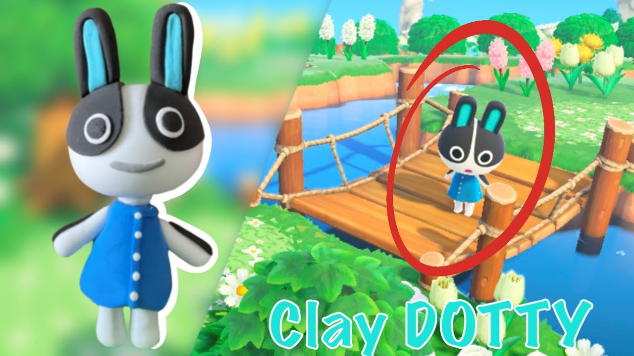 Animal Crossing New Horizons Dotty clay figure! DIY clay animal ...