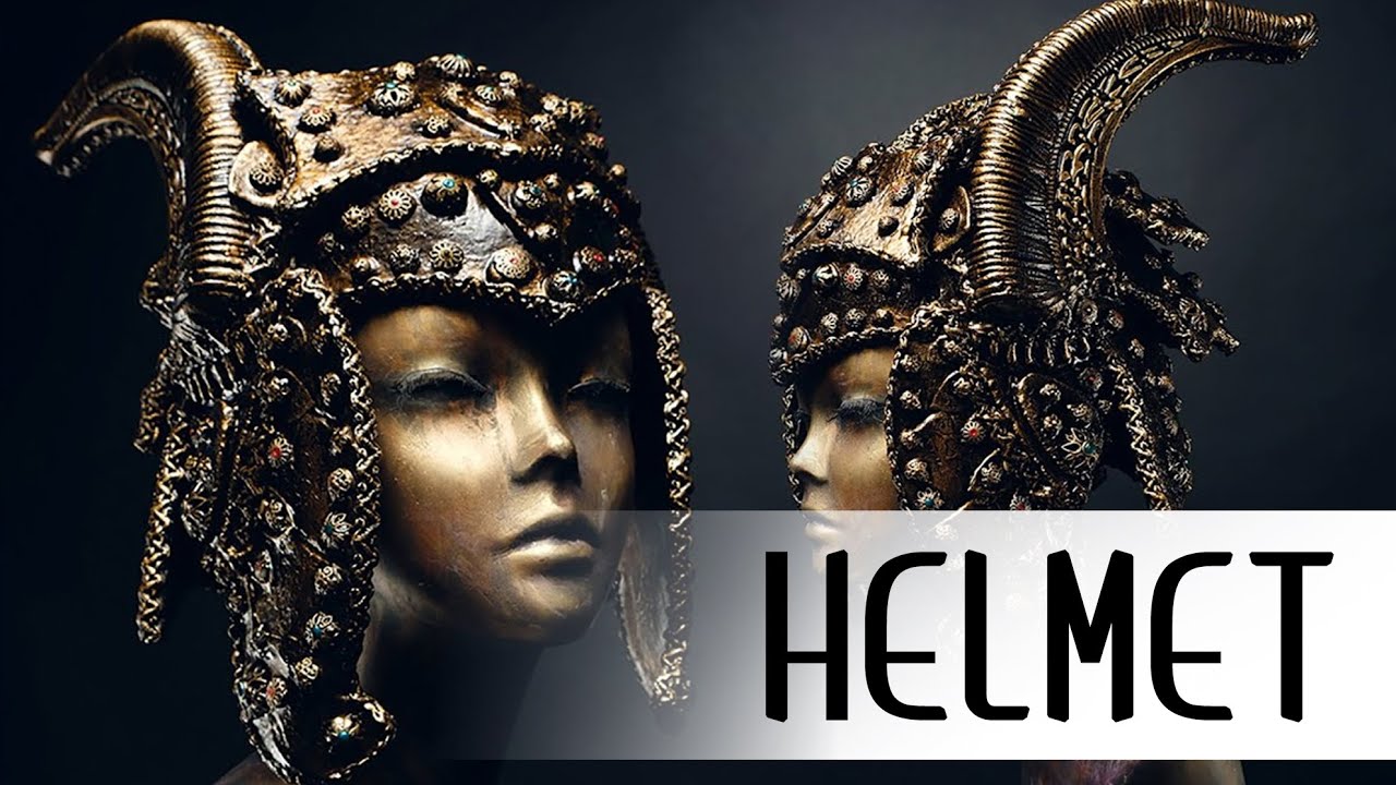 Unique handmade fantasy headpiece - YouTube