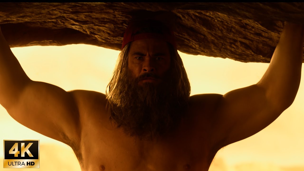 THOR TRAINING LIKE A GOD... (THOR : LOVER AND THUNDER 2022) 4K 60FPS ...