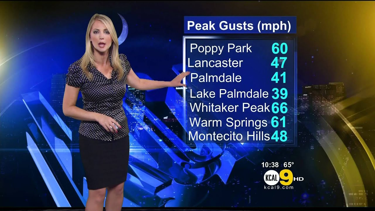 Evelyn Taft 2012/05/22 KCAL9 HD; Satin black top - YouTube