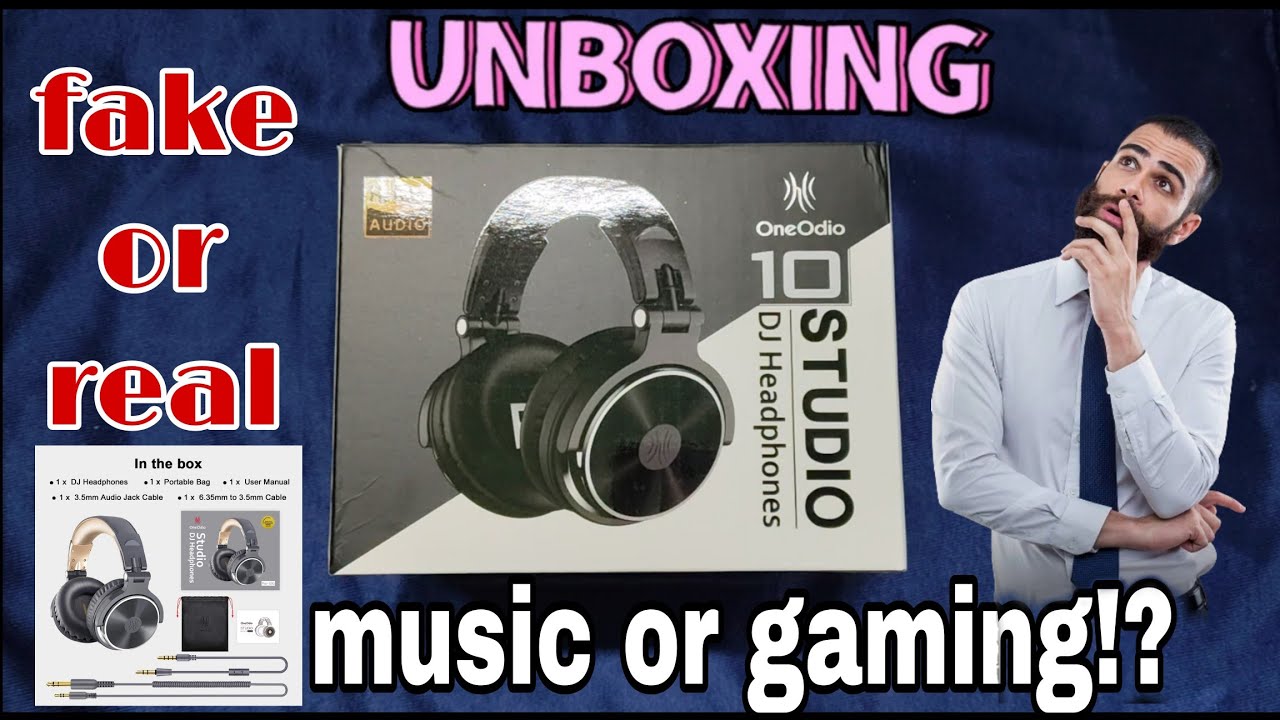 Unboxing the OneOdio studio pro 10 : first look and impression - YouTube