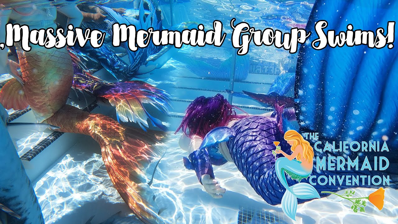 Swimming at the California Mermaid Convention 2024! - YouTube
