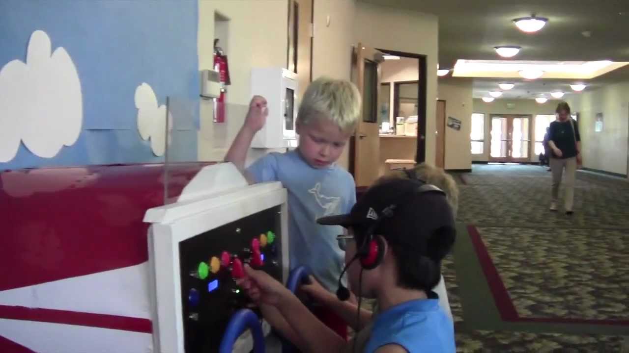 Airplane cockpit toy - YouTube