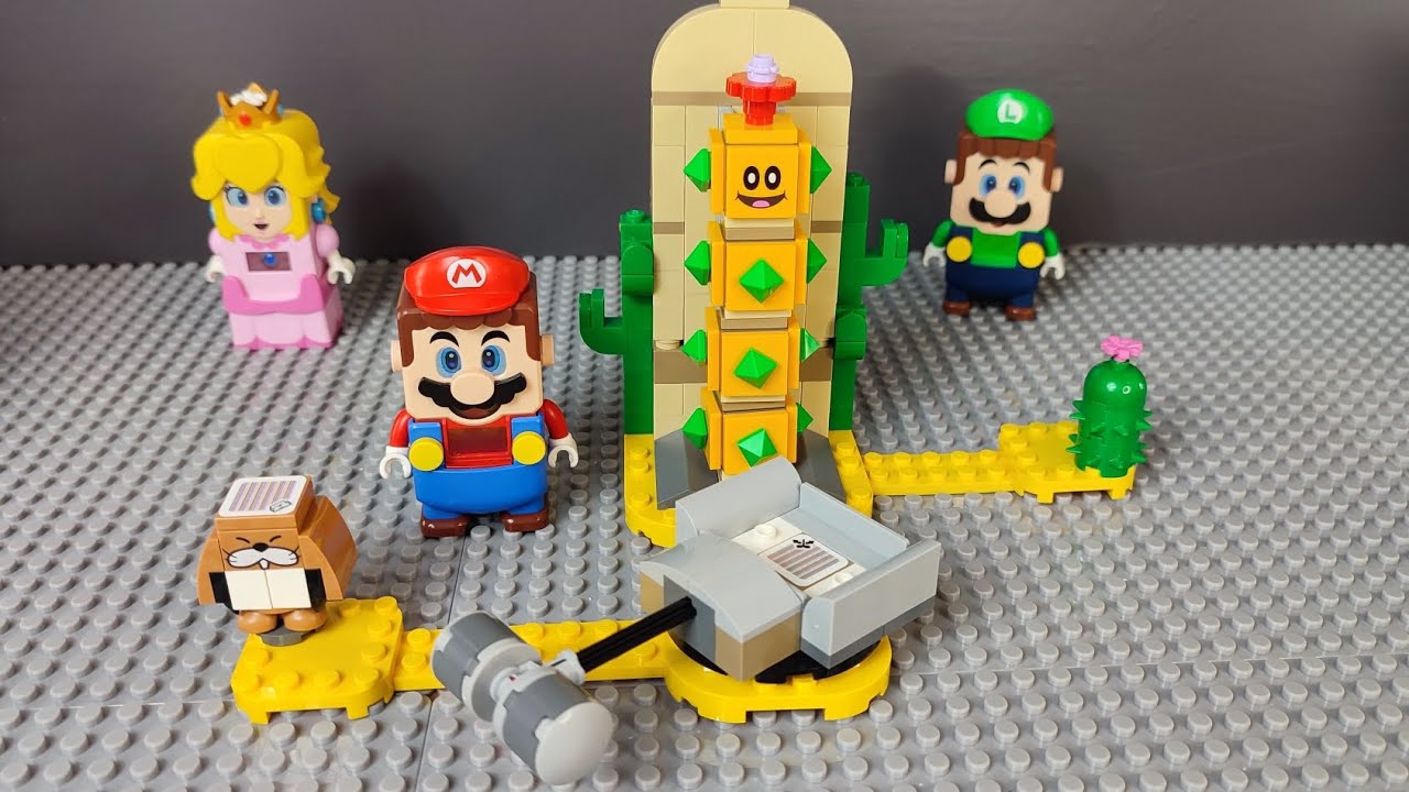 Lego Mario at Desert Pokey Action Bricks - YouTube