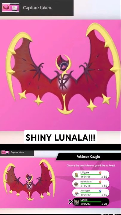 Incredible shiny legendary Pokémon luck in the Dynamax Adventures (Shiny Lunala) # ...
