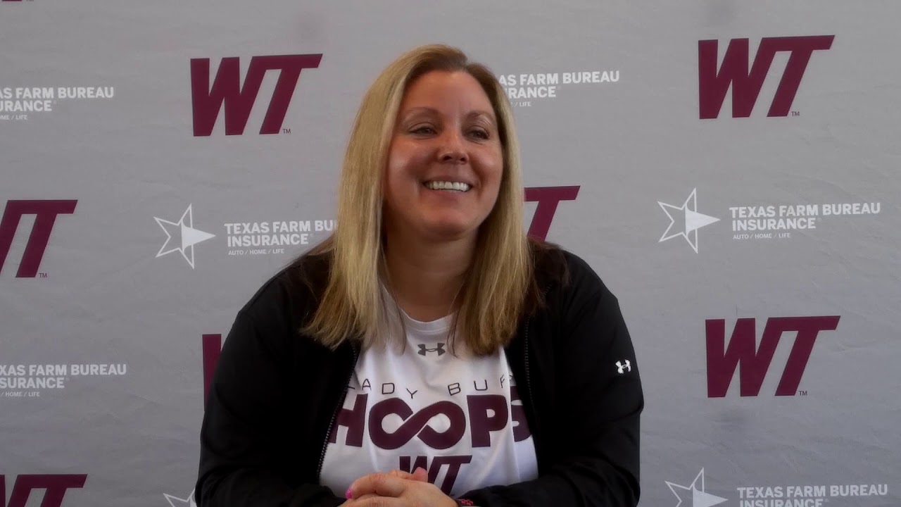 West Texas A&M Head Women's Basketball Coach Kristen Mattio (1-20-20 ...