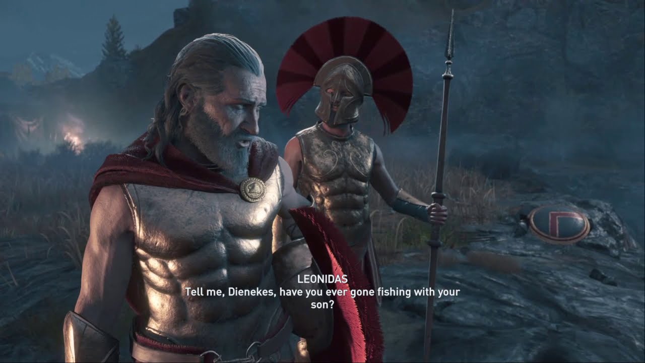 Assassin's Creed Odyssey Part 1-The Brave 300 - YouTube