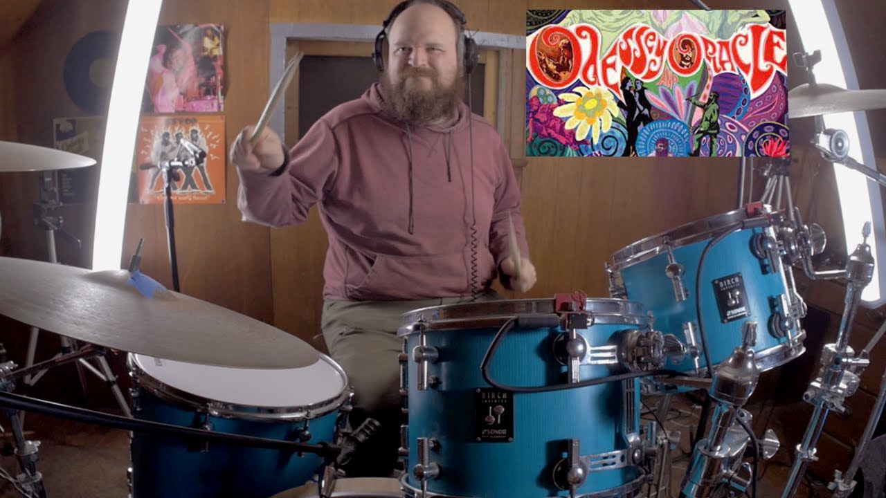 The Zombies "Time of the Season" Drum Cover by Geoff Bosco, Sonor Birch ...
