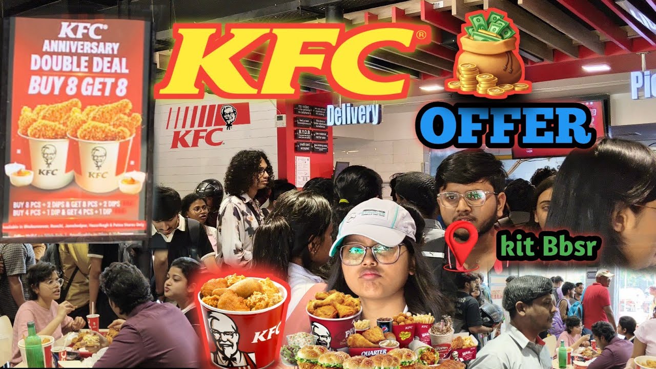 KFC OFFER ରେ kit Students ମାନେ ଫୁଲ୍ ଫାଇଦା ଉଠେଇଲେ 😂 !! Sjitvlogs1 - YouTube