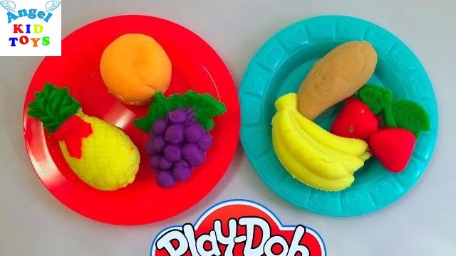 Đồ Chơi Đất Nặn Play Doh How To Make Play Dough Fruits - YouTube
