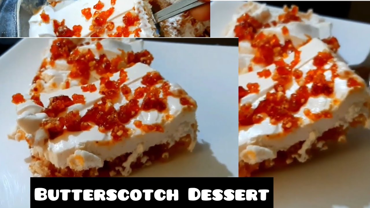Butterscotch dessert | how to make butterscotch sauce - YouTube