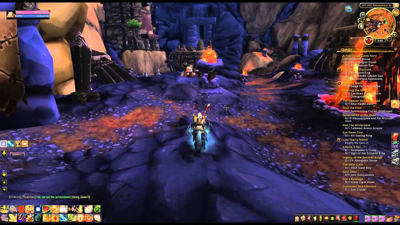 Where is Stonemaul Arena WoD Explore Gorgrond - YouTube