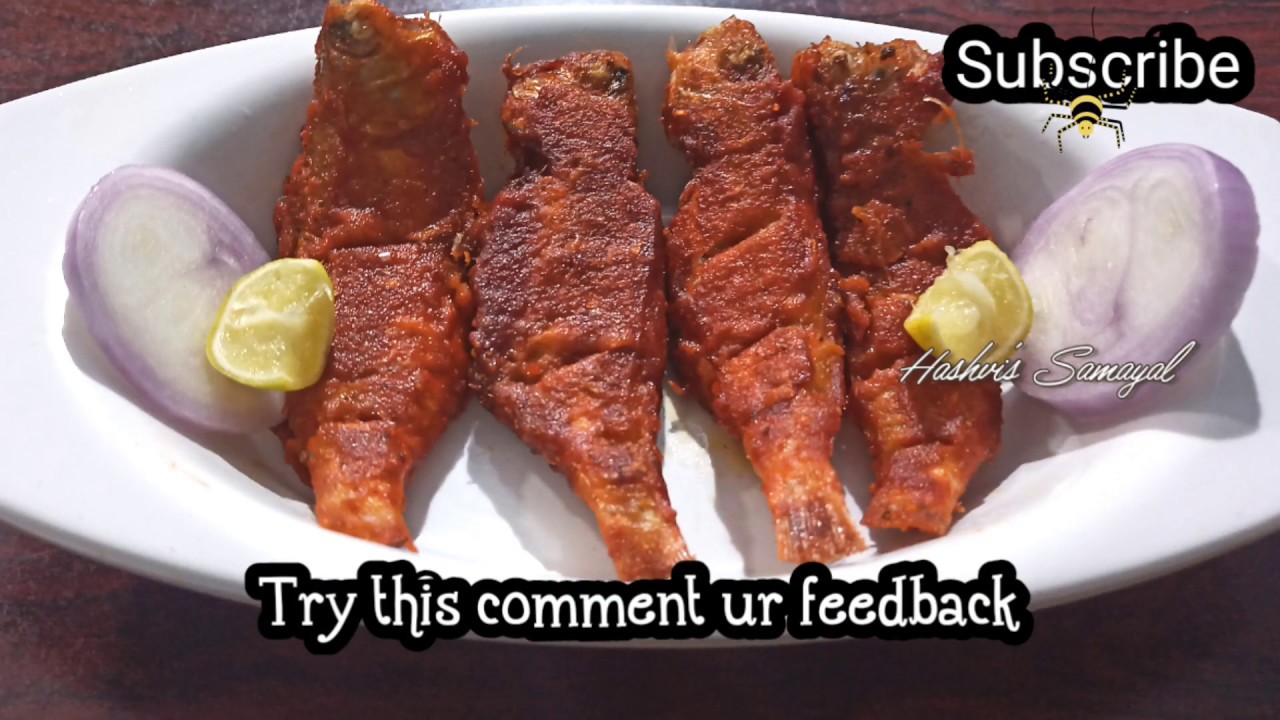 Sangara fish fry/மீன் பொறியல் சுலபமாக செய்வது எப்படி/ Fish fry/Hashvi's ...