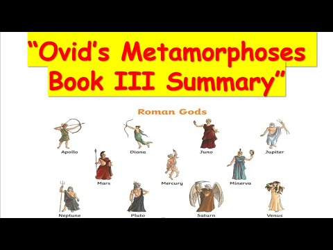 Ovid's Metamorphoses Book III Summary - YouTube