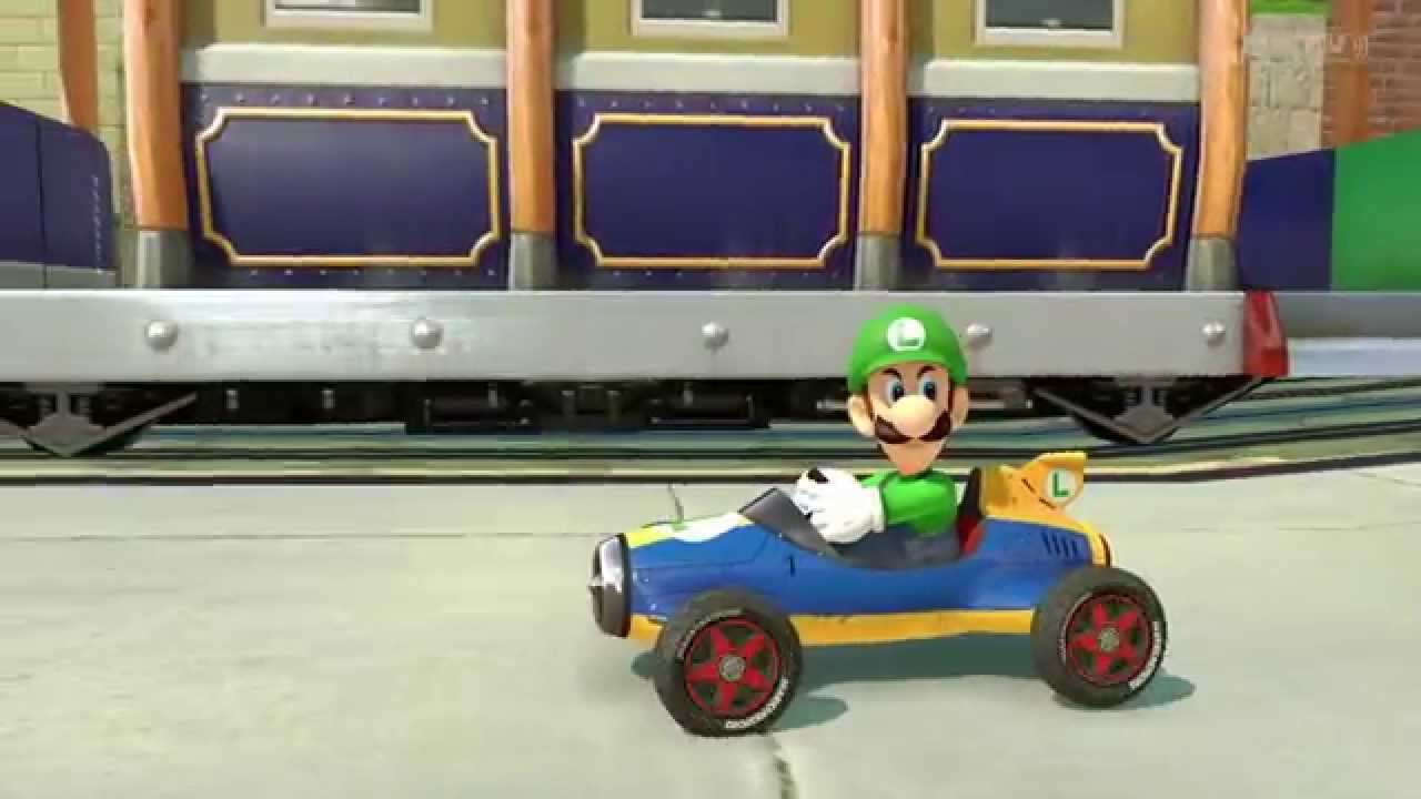 Luigi Death Stare: HD Edition (60FPS) - Mario Kart 8 - YouTube