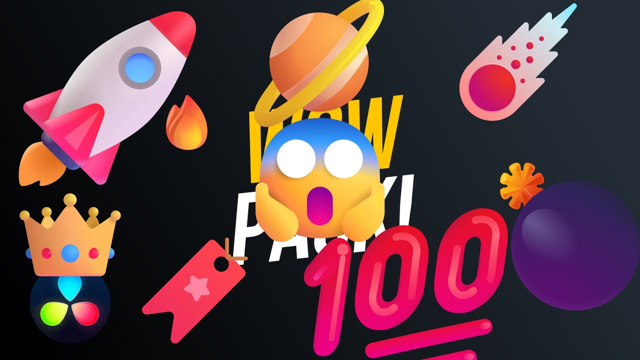 DaVinci Resolve Best Fluent-emoji pack | NEW | 2024 - YouTube